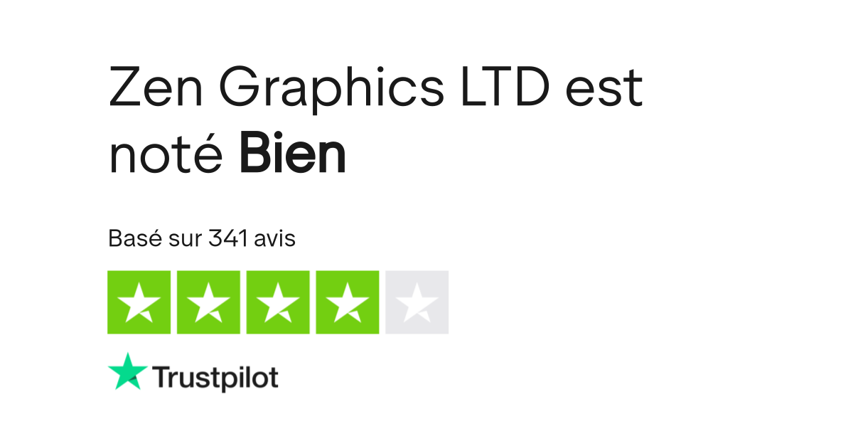 Avis de Zen Graphics LTD | Lisez les avis marchands de shop.zengraphics ...