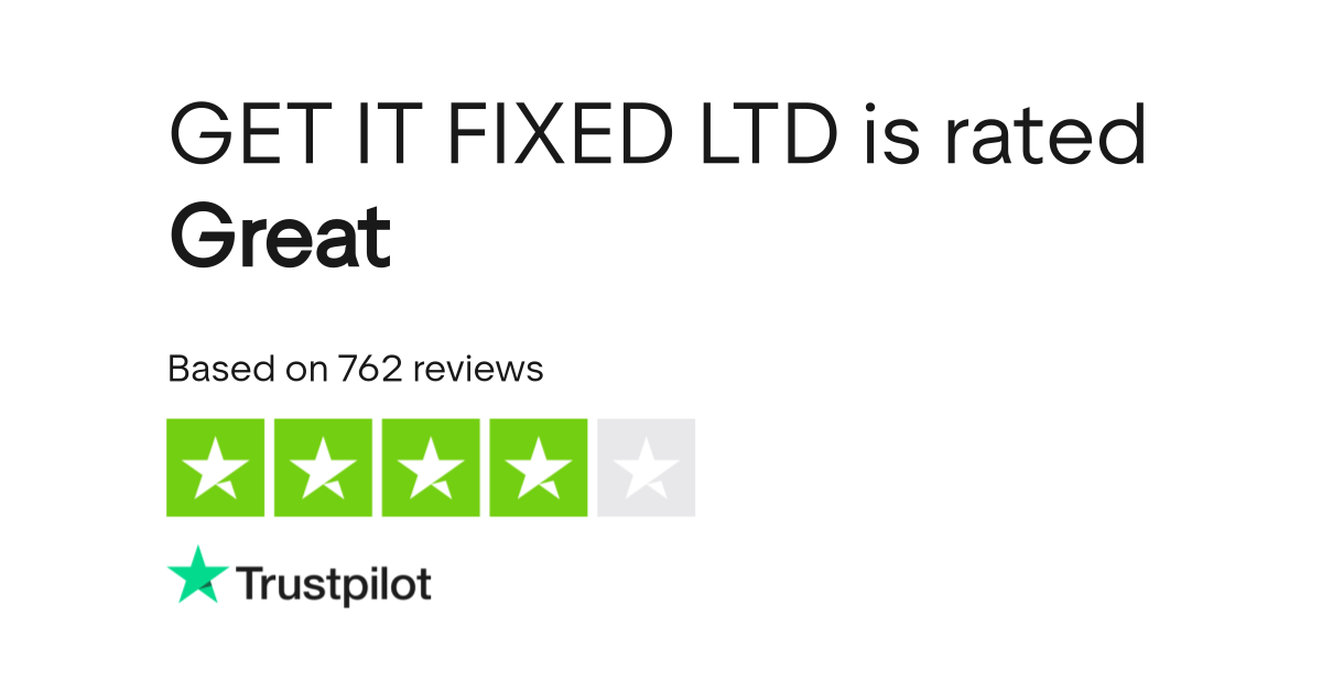 GET IT FIXED LTD Reviews | Read Customer Service Reviews of getitfixed.uk