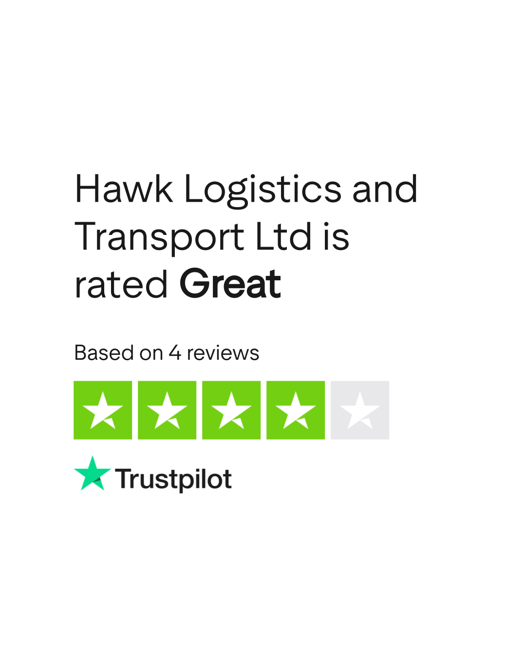 Hawk Logistics and Transport Ltd Reviews | Read Customer Service ...