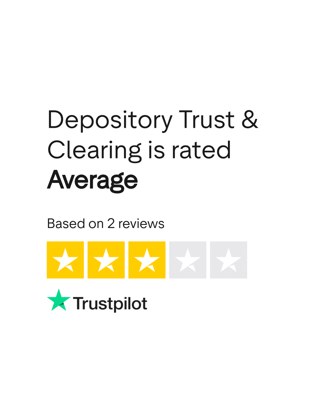 Depository Trust & Clearing Reviews | Read Customer Service Reviews of ...