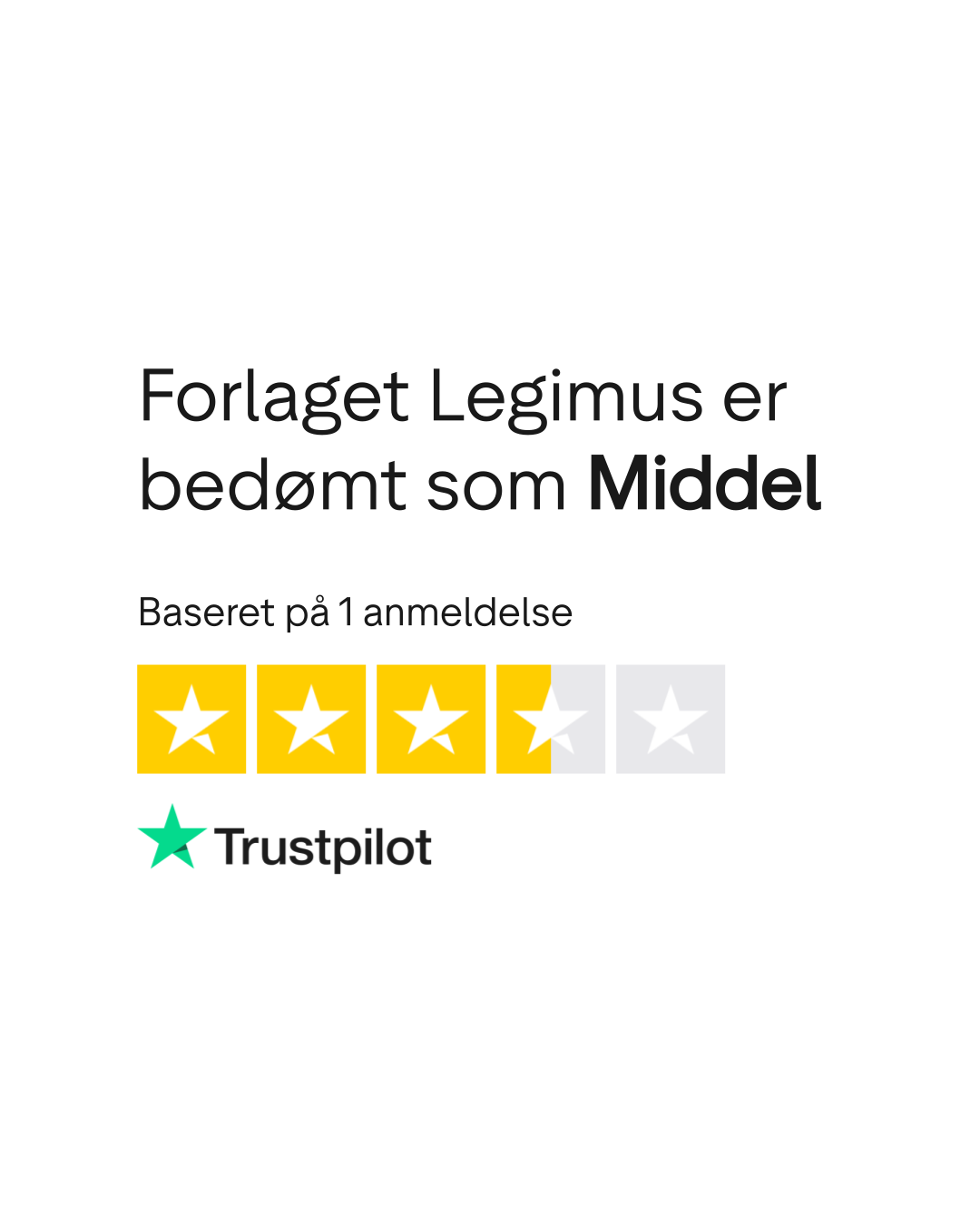 Anmeldelser af Forlaget Legimus | Læs kundernes anmeldelser af forlaget ...