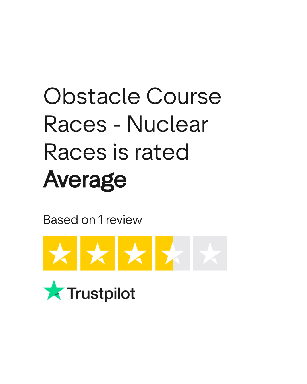 Obstacle Course Races - Nuclear Races Reviews | Read Customer Service ...