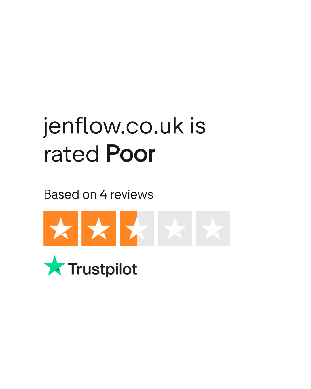 jenflow.co.uk Reviews | Read Customer Service Reviews of jenflow.co.uk