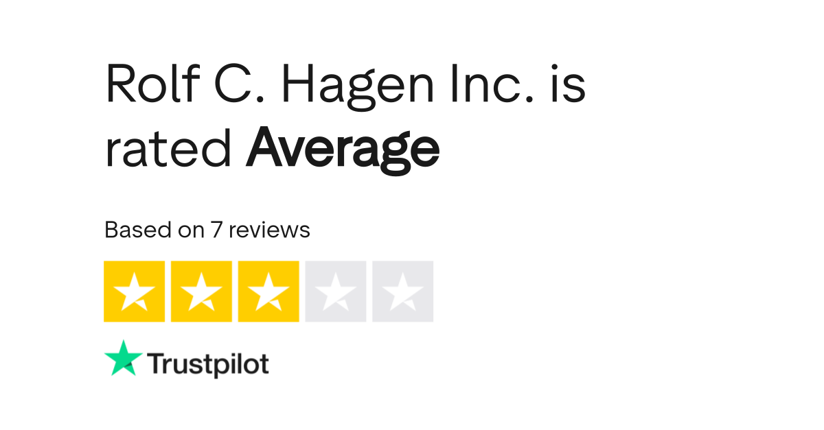 Rolf C. Hagen Inc. Reviews | Read Customer Service Reviews of www.hagen.com