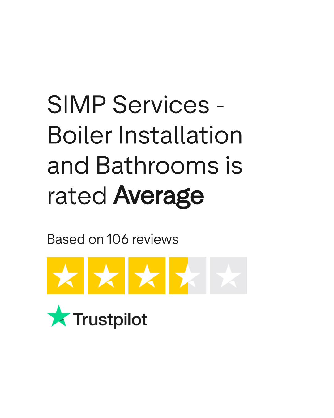 SIMP Services - Boiler Installation and Bathrooms Reviews | Read ...