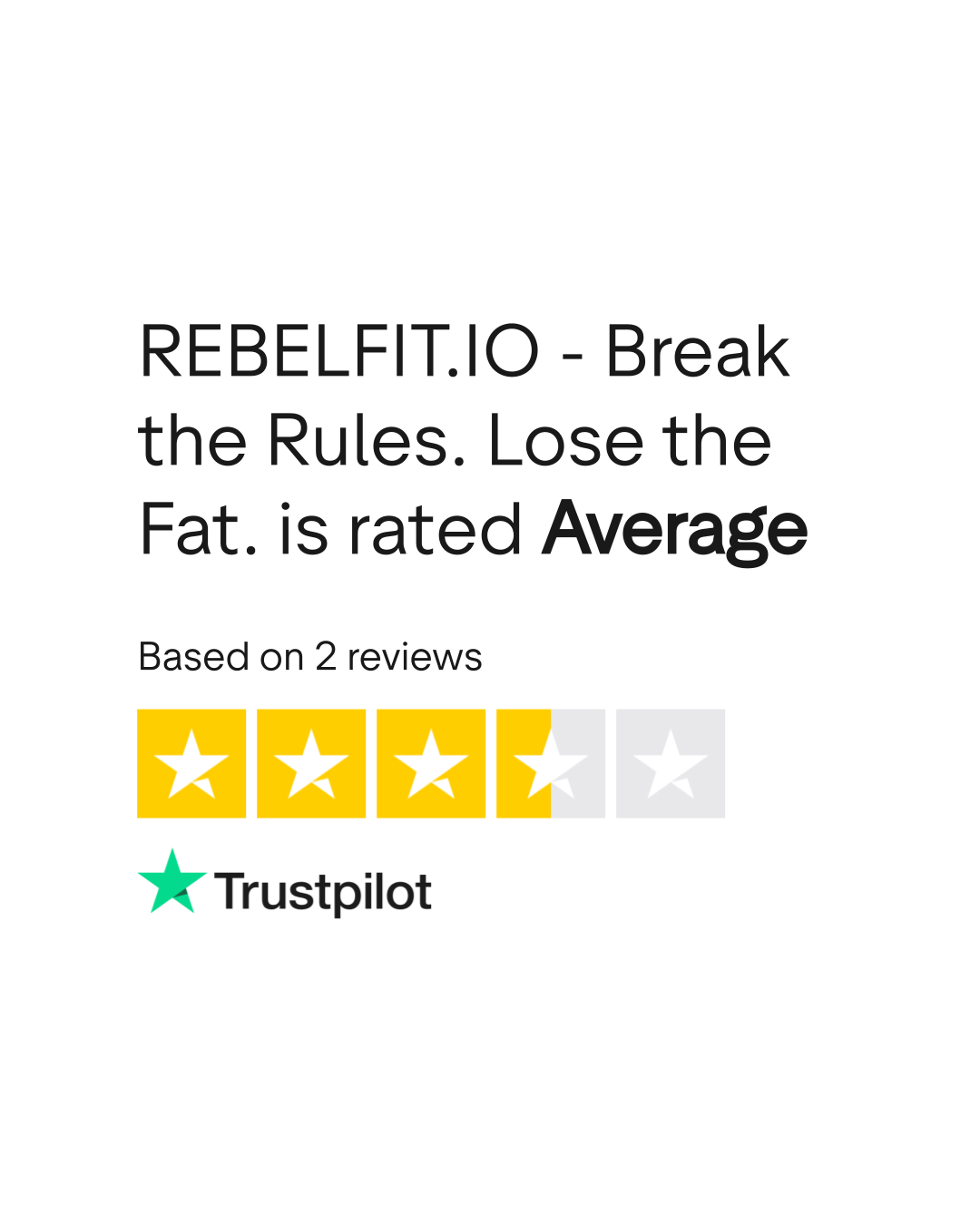 REBELFIT.IO - Break the Rules. Lose the Fat. Reviews | Read Customer ...