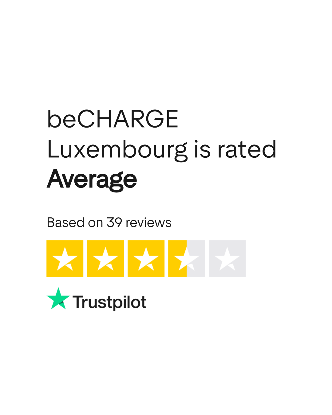 beCHARGE Luxembourg Reviews | Read Customer Service Reviews of becharge.lu