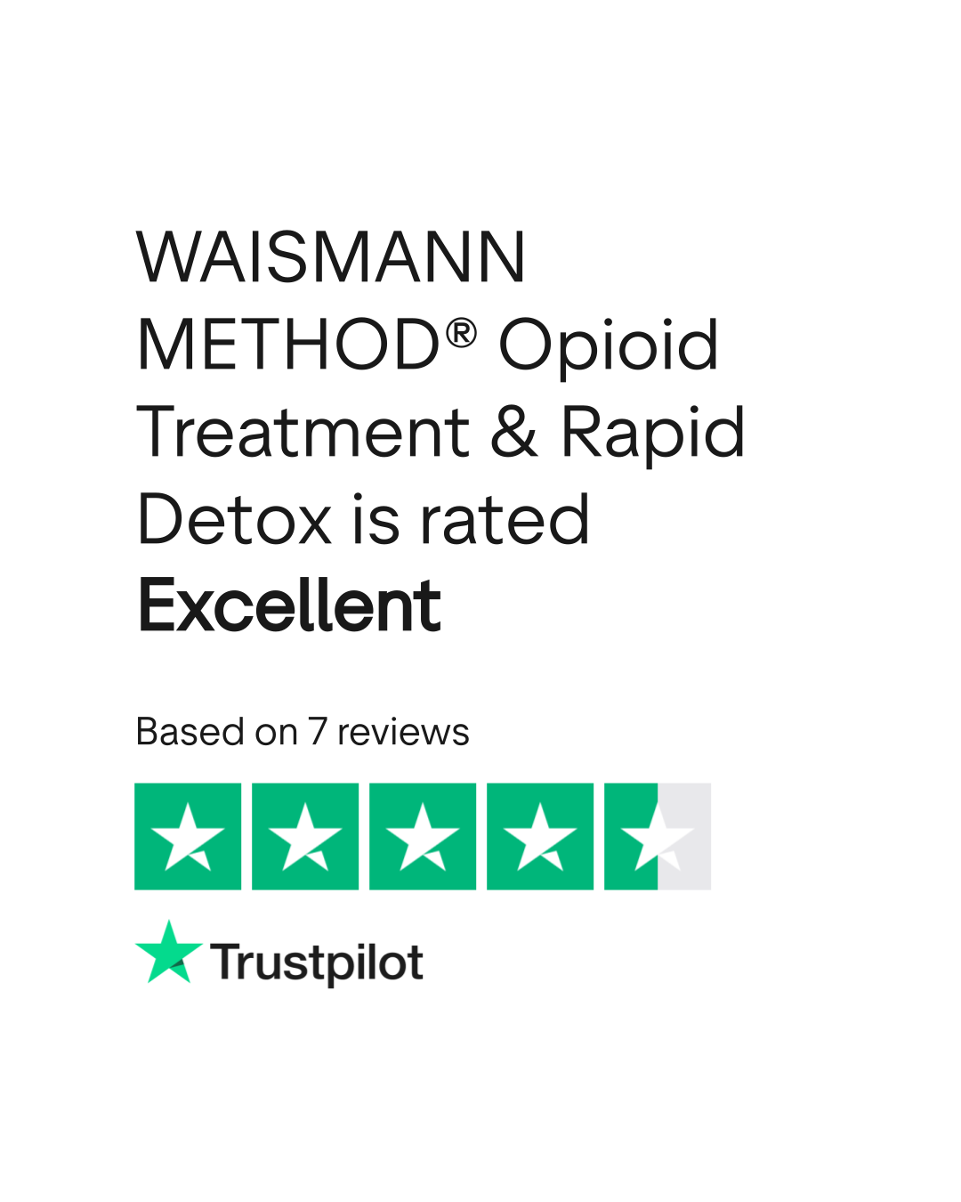 WAISMANN METHOD® Opioid Treatment & Rapid Detox Reviews | Read Customer ...