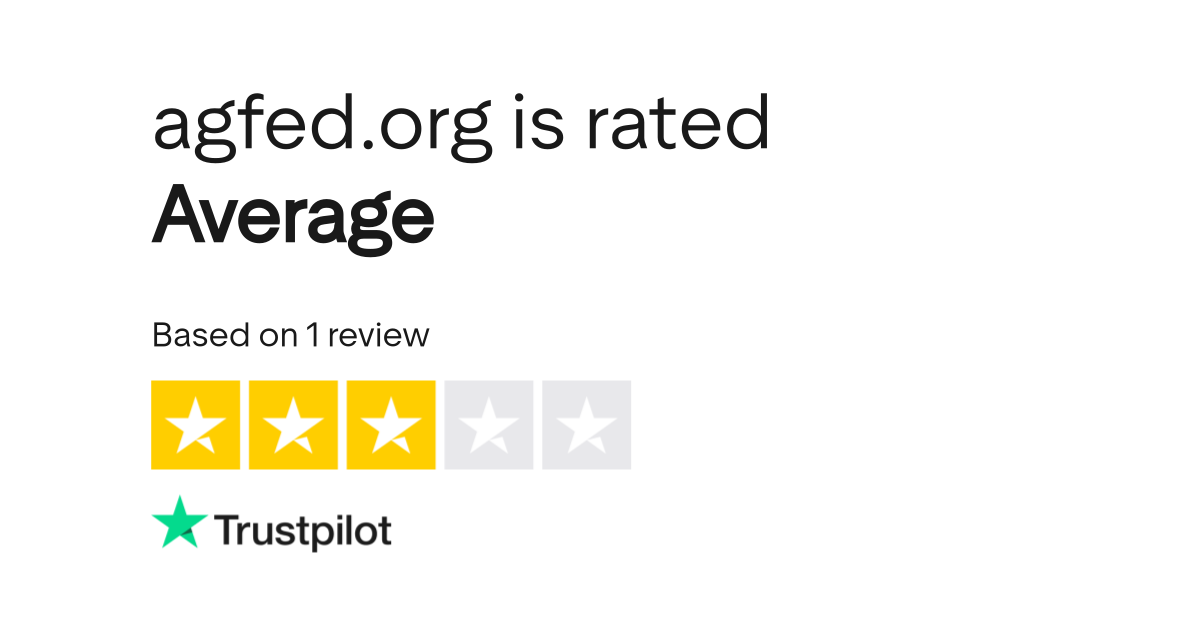 agfed.org Reviews | Read Customer Service Reviews of agfed.org