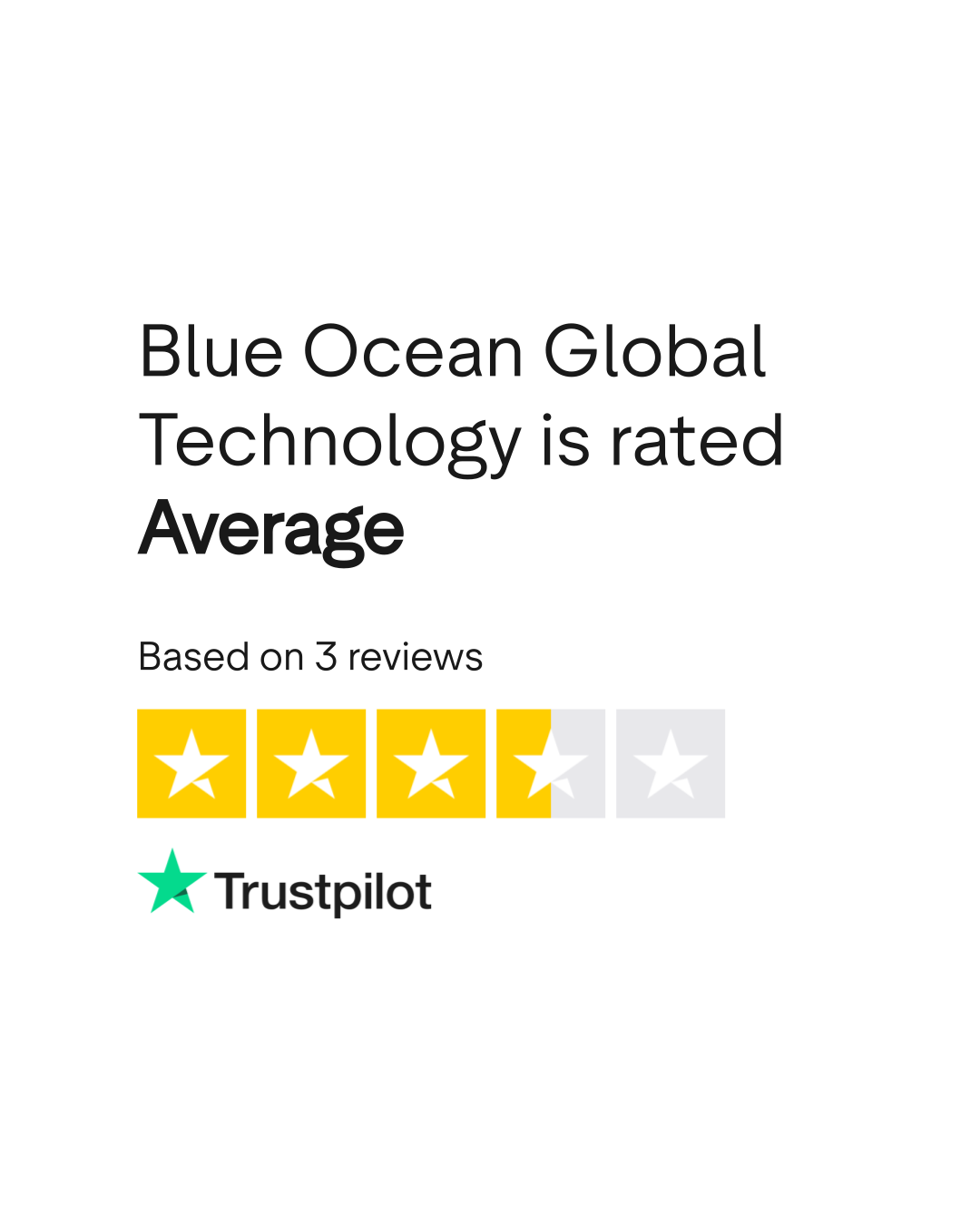 Blue Ocean Global Technology Reviews | Read Customer Service Reviews of ...