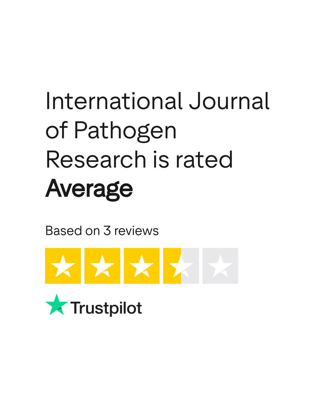 International Journal of Pathogen Research Reviews | Read Customer ...