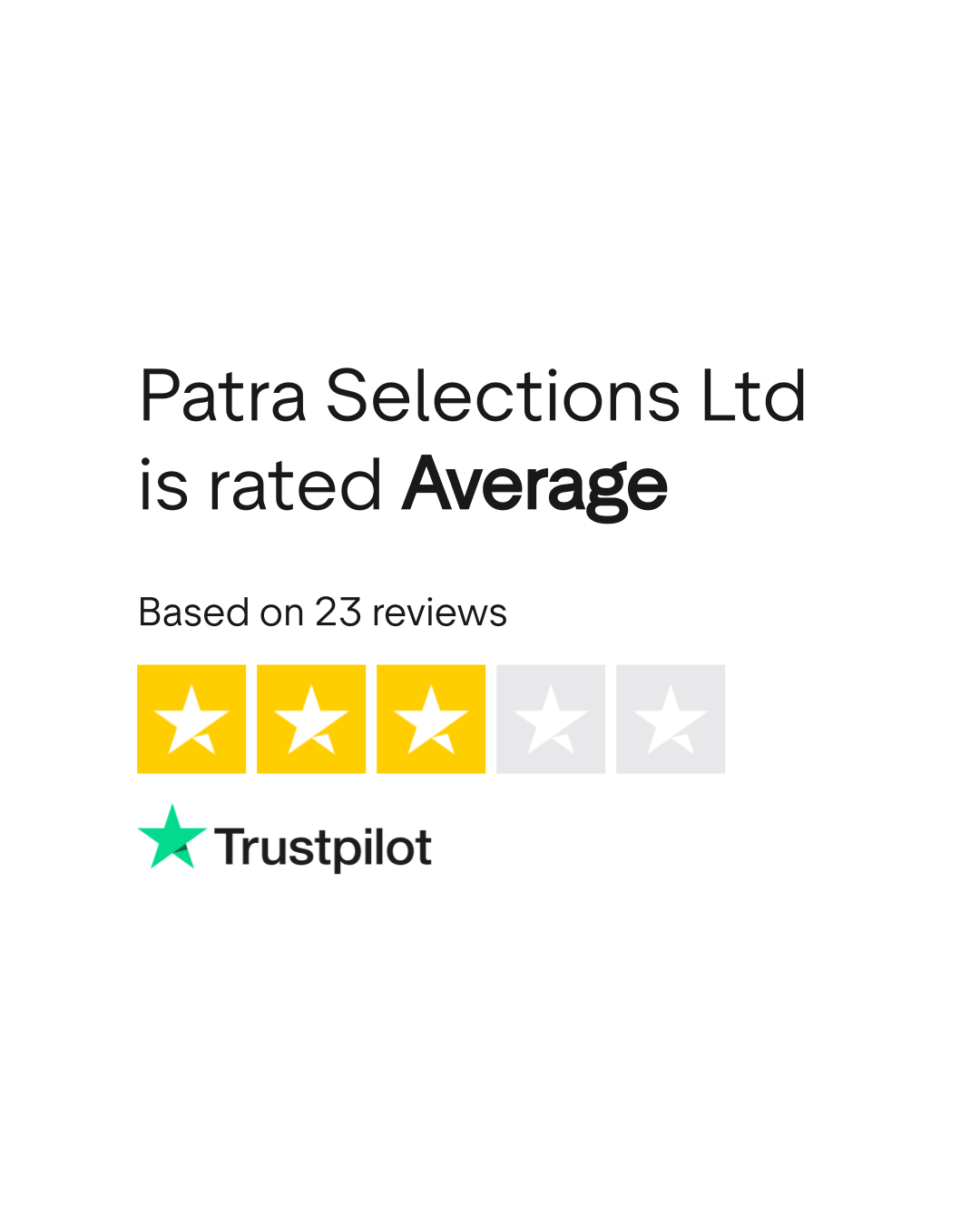 Patra Selections Ltd Reviews | Read Customer Service Reviews of patra.com