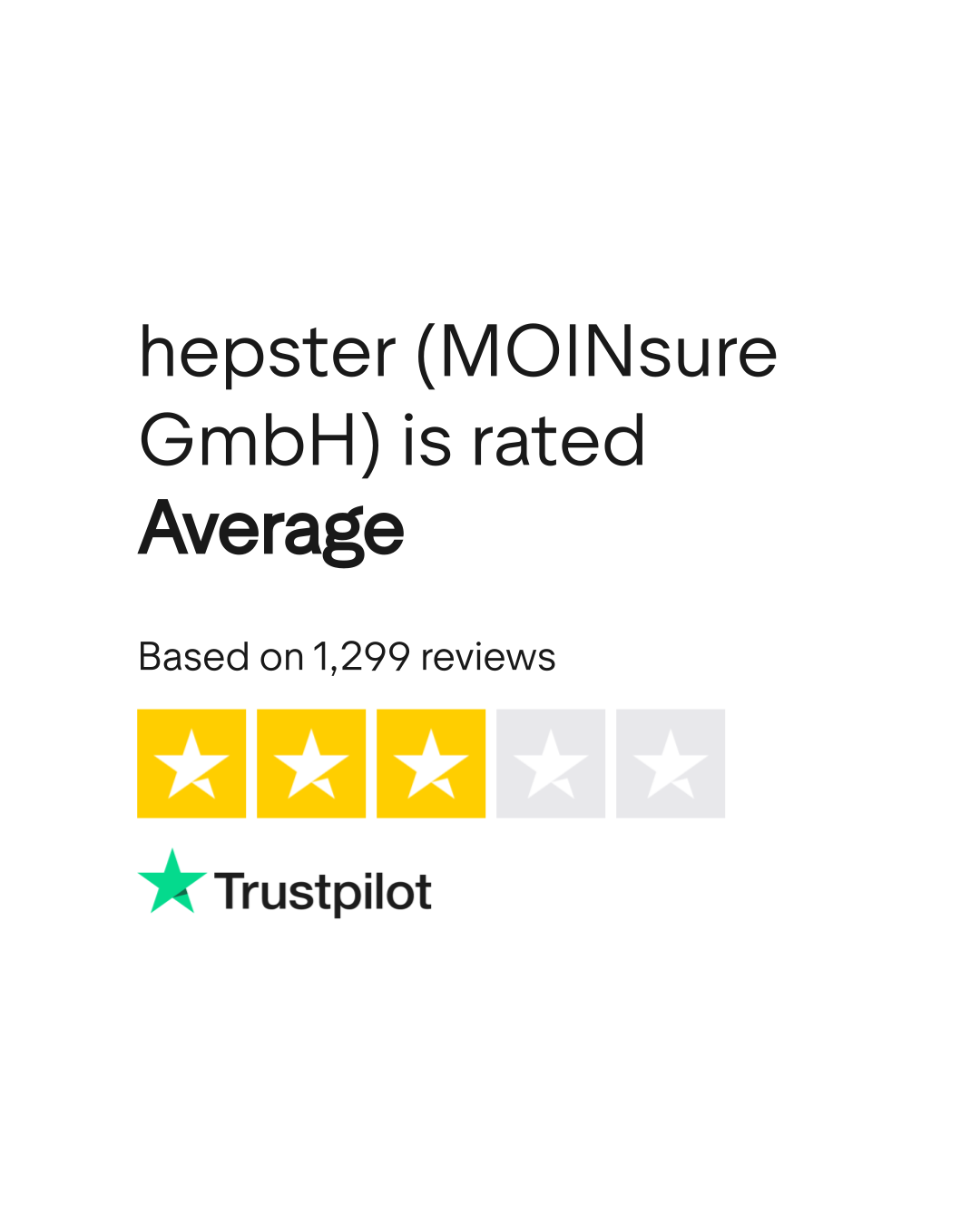 hepster (MOINsure GmbH) Reviews | Read Customer Service Reviews of ...