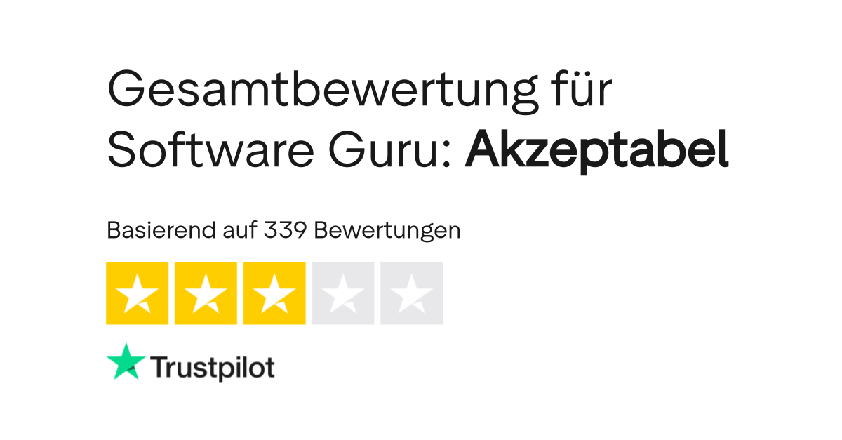 Bewertungen zu Software Guru | Lesen Sie Kundenbewertungen zu software ...