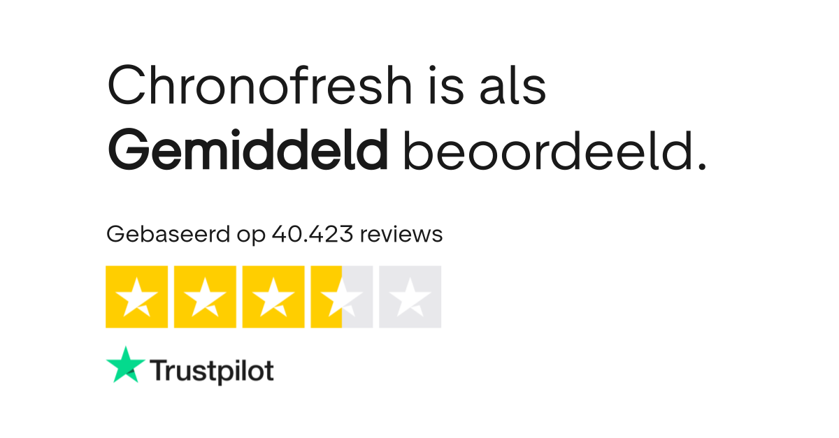 Chronofresh reviews | Bekijk consumentenreviews over chronofresh.fr