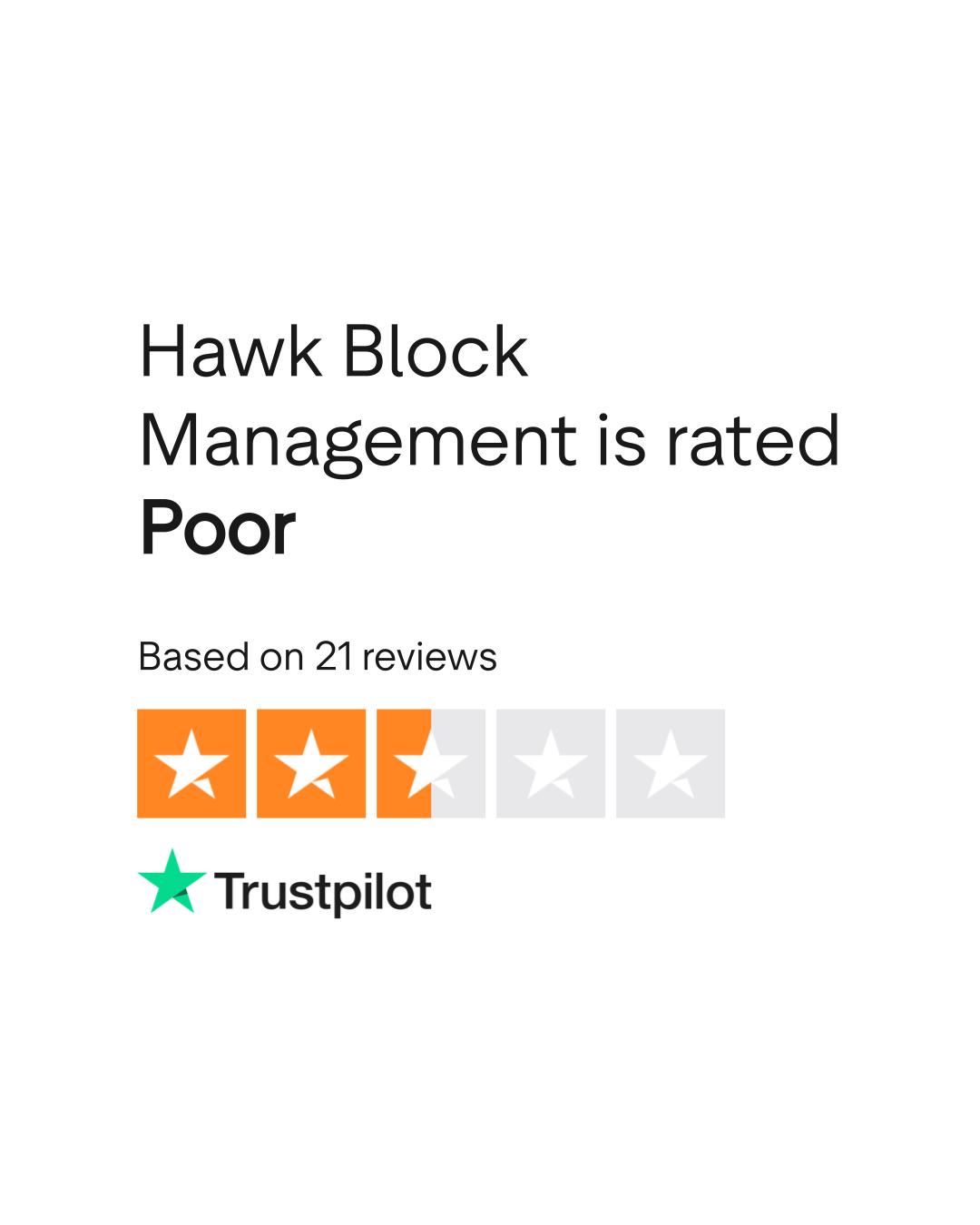 Hawk Block Management Reviews | Read Customer Service Reviews of ...
