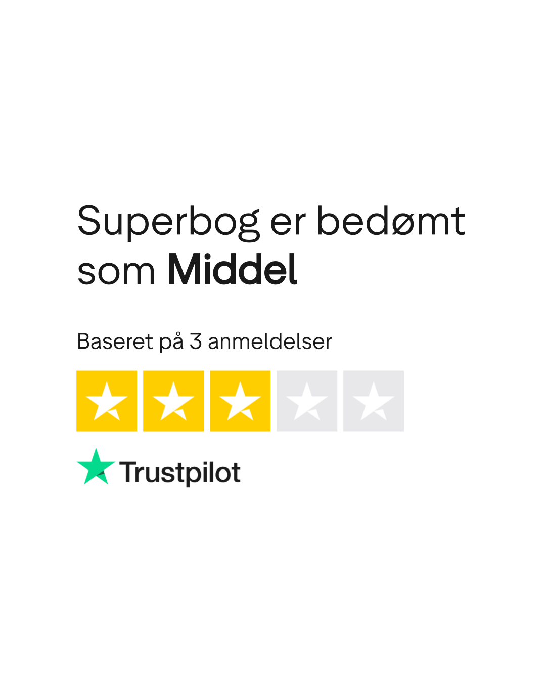 Anmeldelser af Superbog | Læs kundernes anmeldelser af superbog.dk