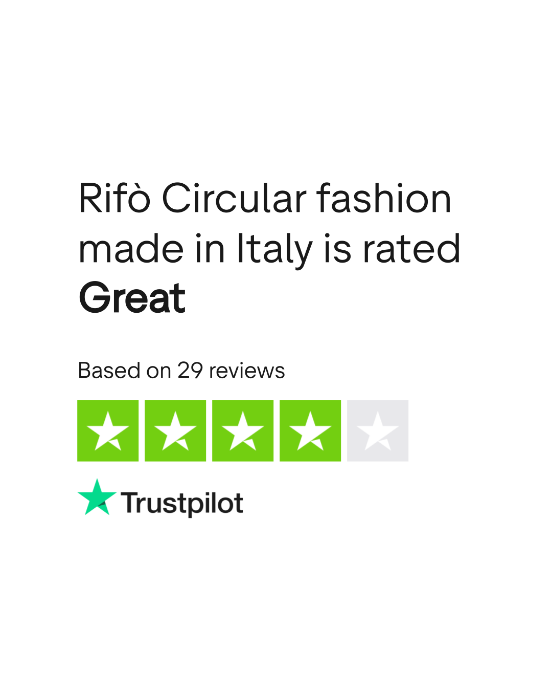 Rifò Circular fashion made in Italy Reviews | Read Customer Service ...