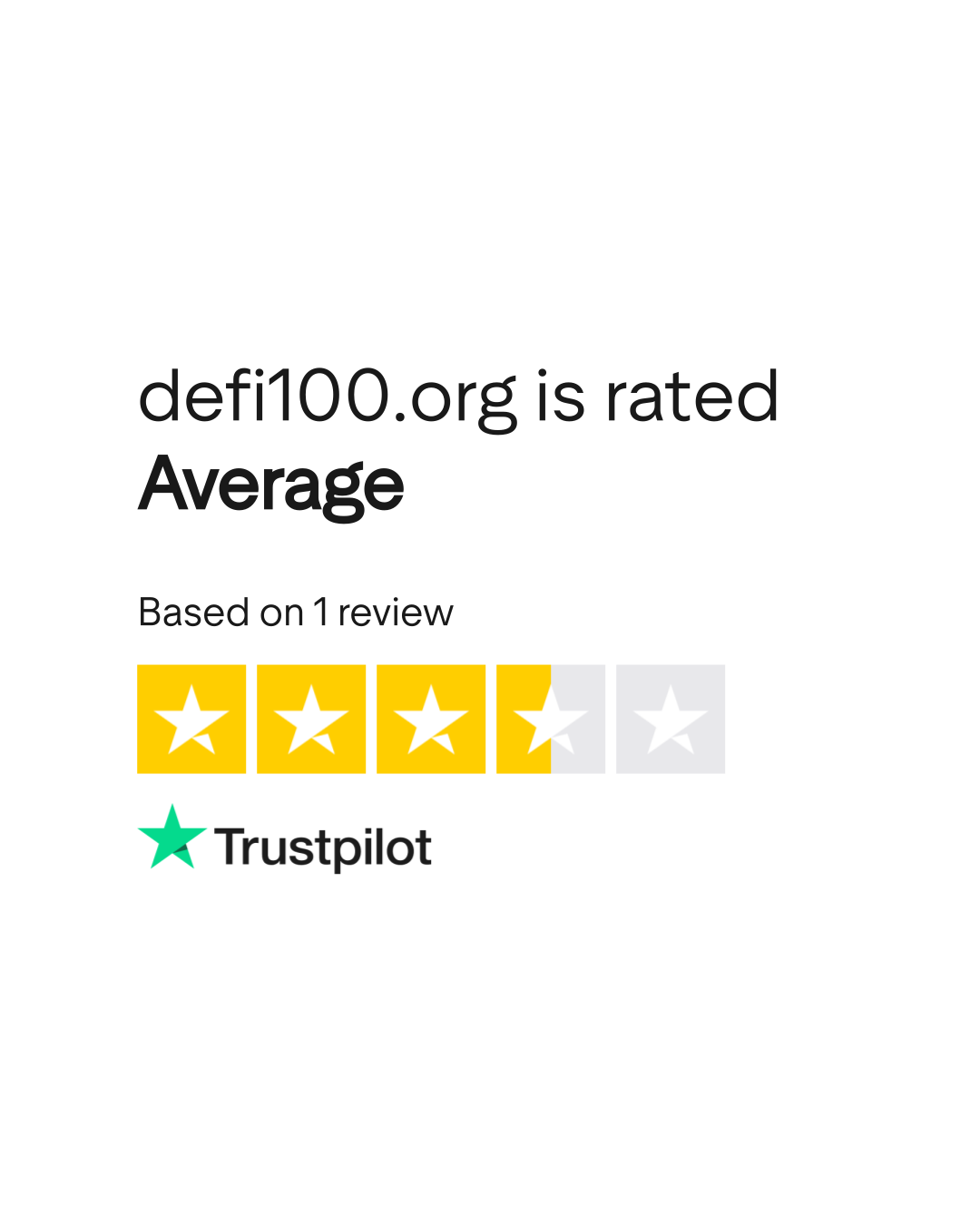 defi100.org Reviews | Read Customer Service Reviews of defi100.org