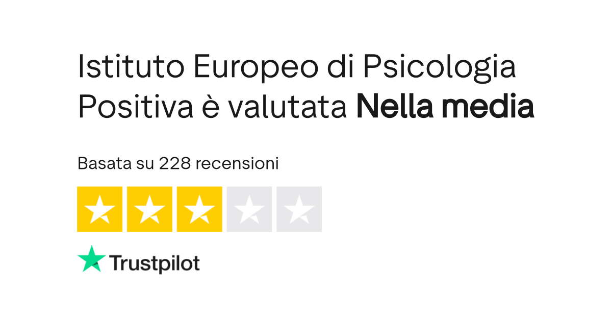 Istituto Europeo di Psicologia Positiva | Leggi le recensioni dei ...