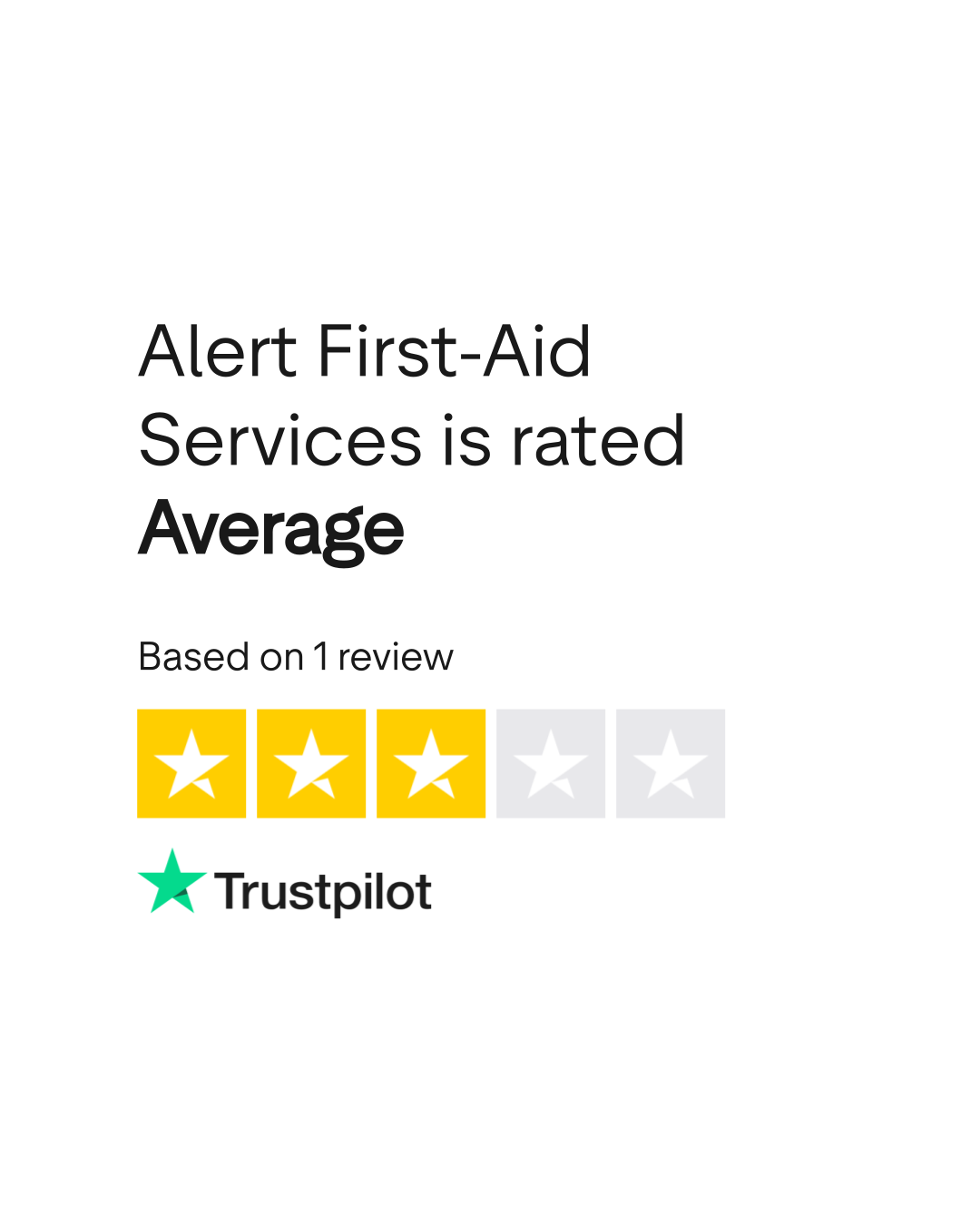 Alert First-Aid Services Reviews | Read Customer Service Reviews of ...