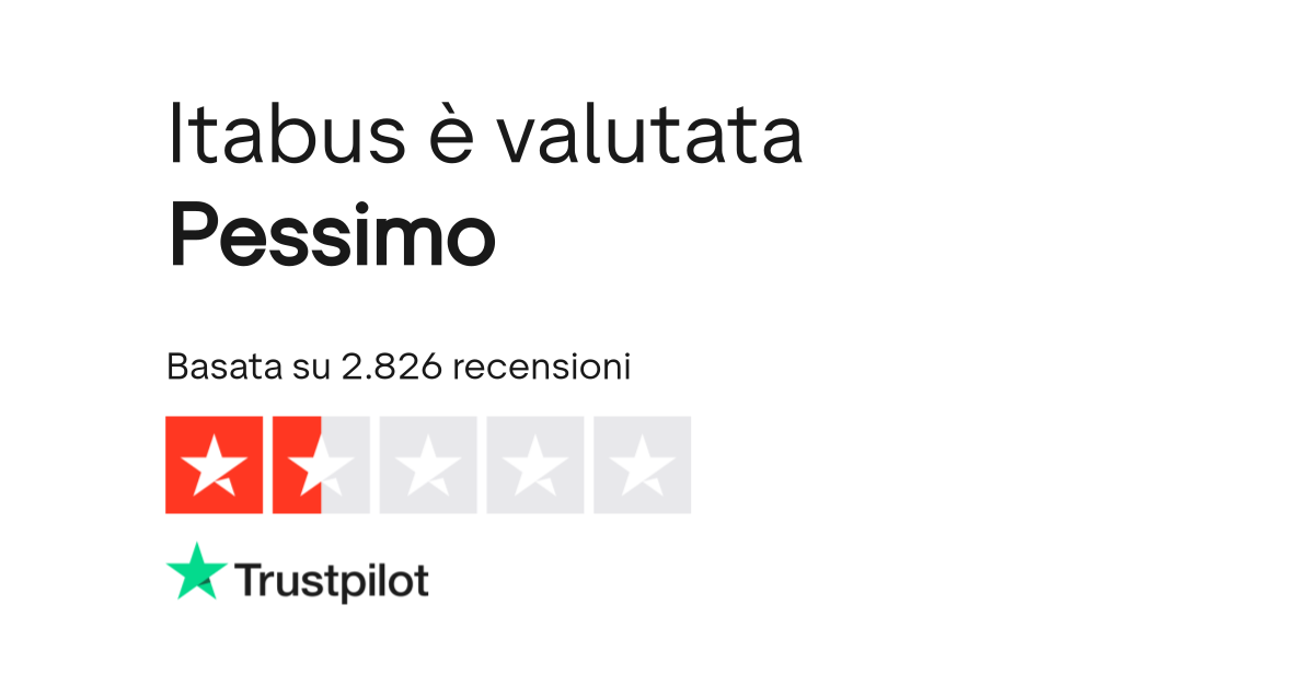 Itabus | Leggi le recensioni dei servizi di www.itabus.it