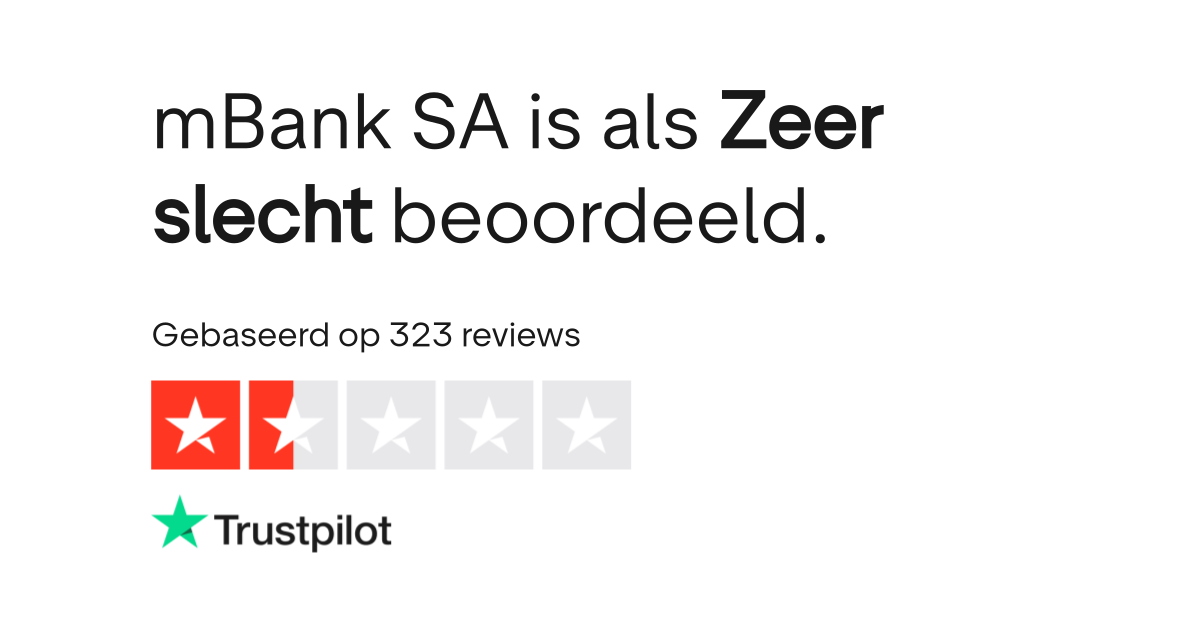 mBank SA reviews | Bekijk consumentenreviews over mbank.pl