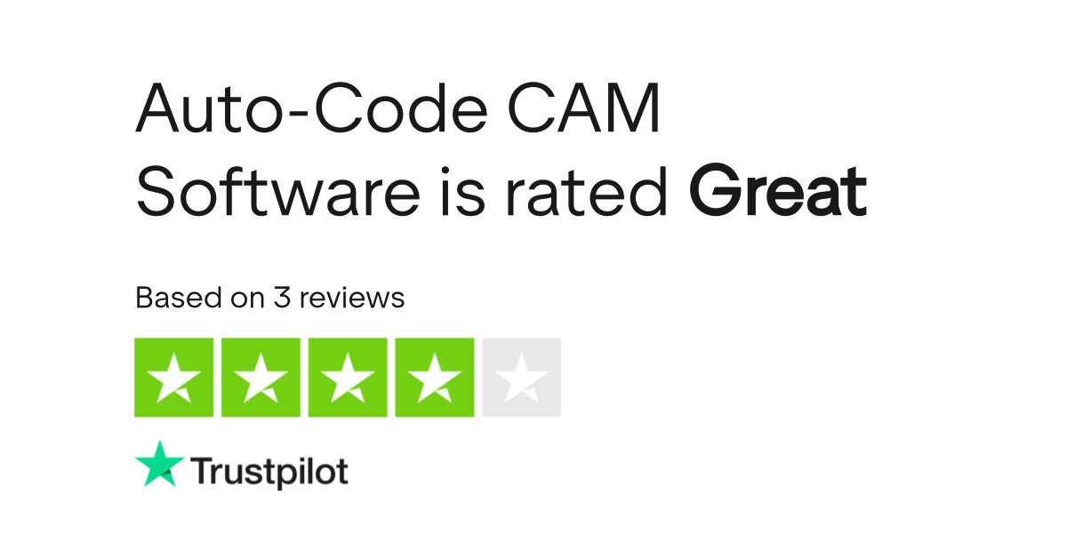 Auto-Code CAM Software Reviews | Read Customer Service Reviews of ...