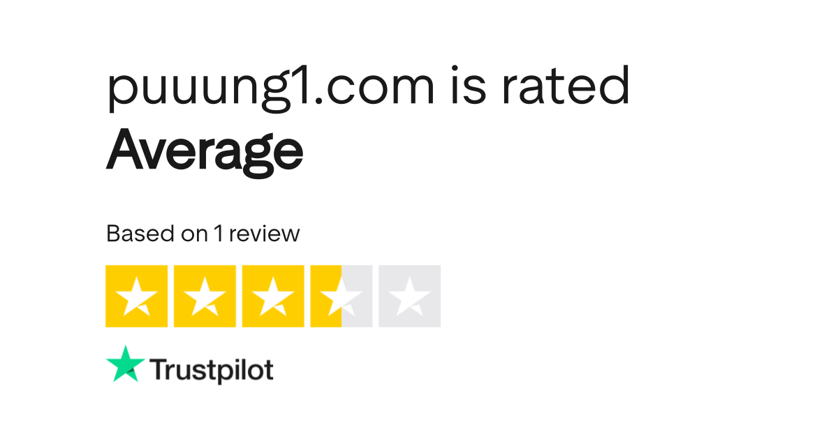 puuung1.com Reviews | Read Customer Service Reviews of puuung1.com
