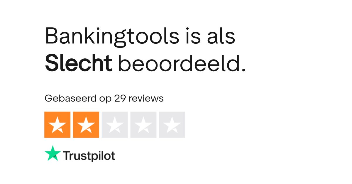 Bankingtools reviews | Bekijk consumentenreviews over www.bankingtools.com