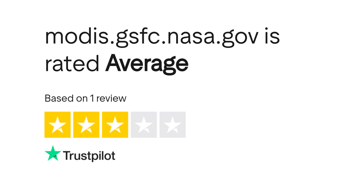 modis.gsfc.nasa.gov Reviews | Read Customer Service Reviews of modis ...