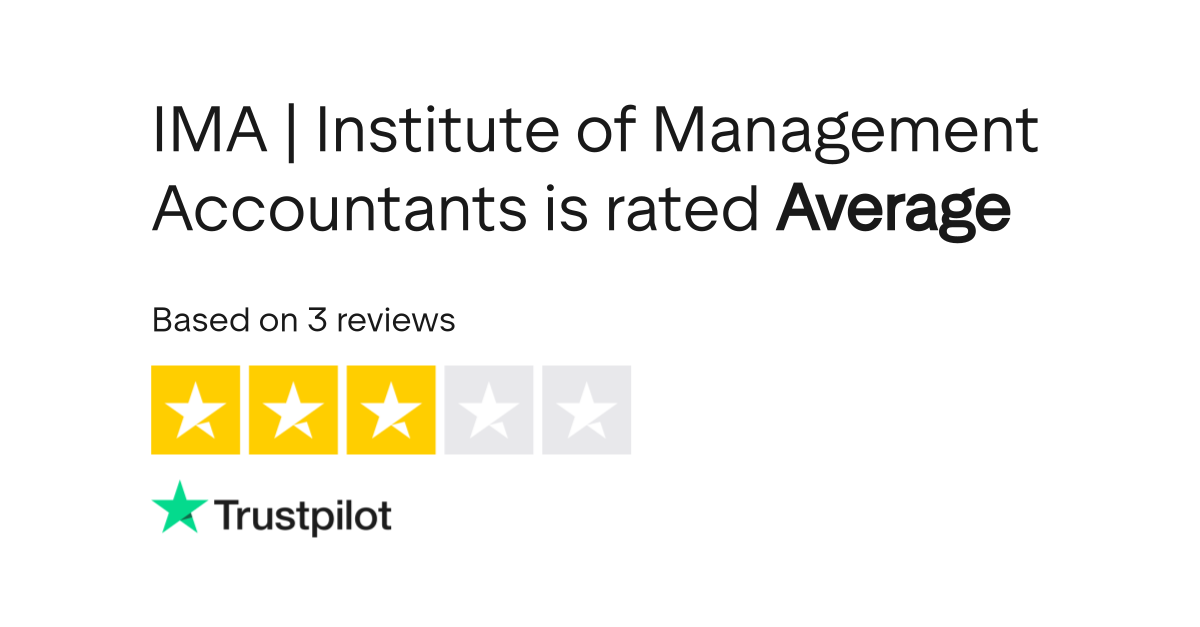 IMA | Institute of Management Accountants Reviews | Read Customer ...