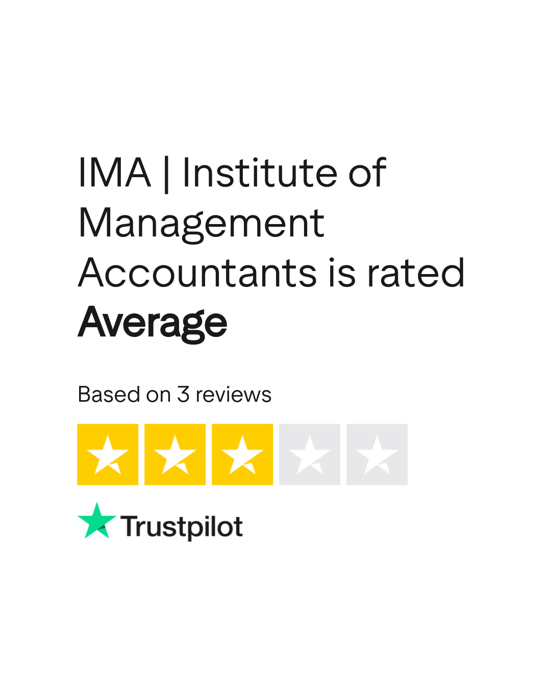 IMA | Institute of Management Accountants Reviews | Read Customer ...