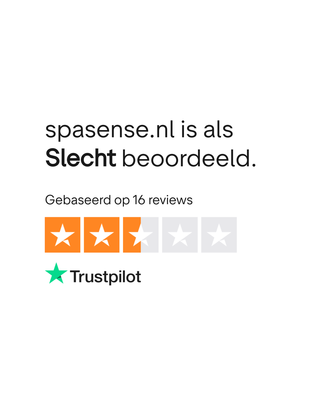 spasense.nl reviews | Bekijk consumentenreviews over spasense.nl