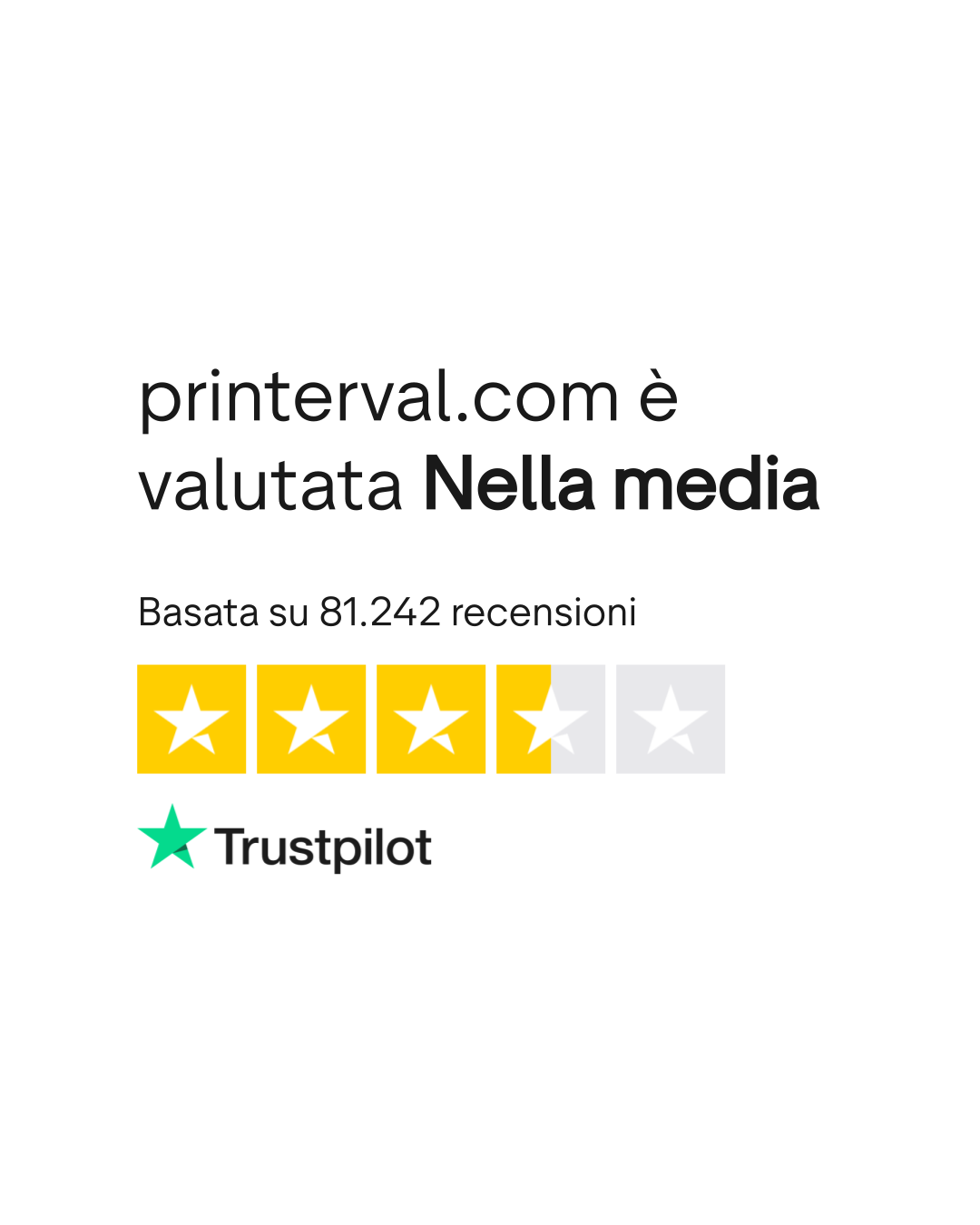 printerval.com | Leggi le recensioni dei servizi di printerval.com
