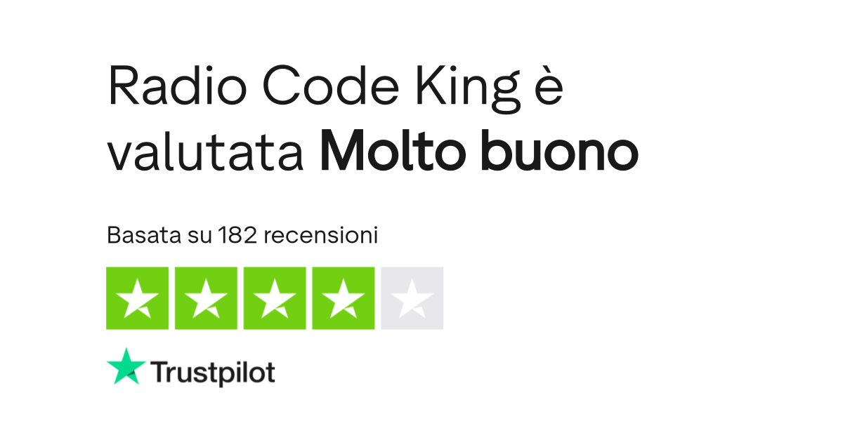 Radio Code King | Leggi le recensioni dei servizi di radiocodeking.co.uk
