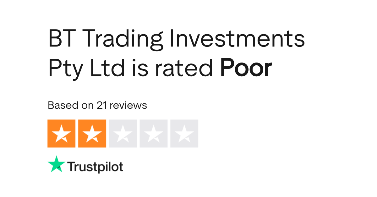 BT Trading Investments Pty Ltd Reviews | Read Customer Service Reviews ...