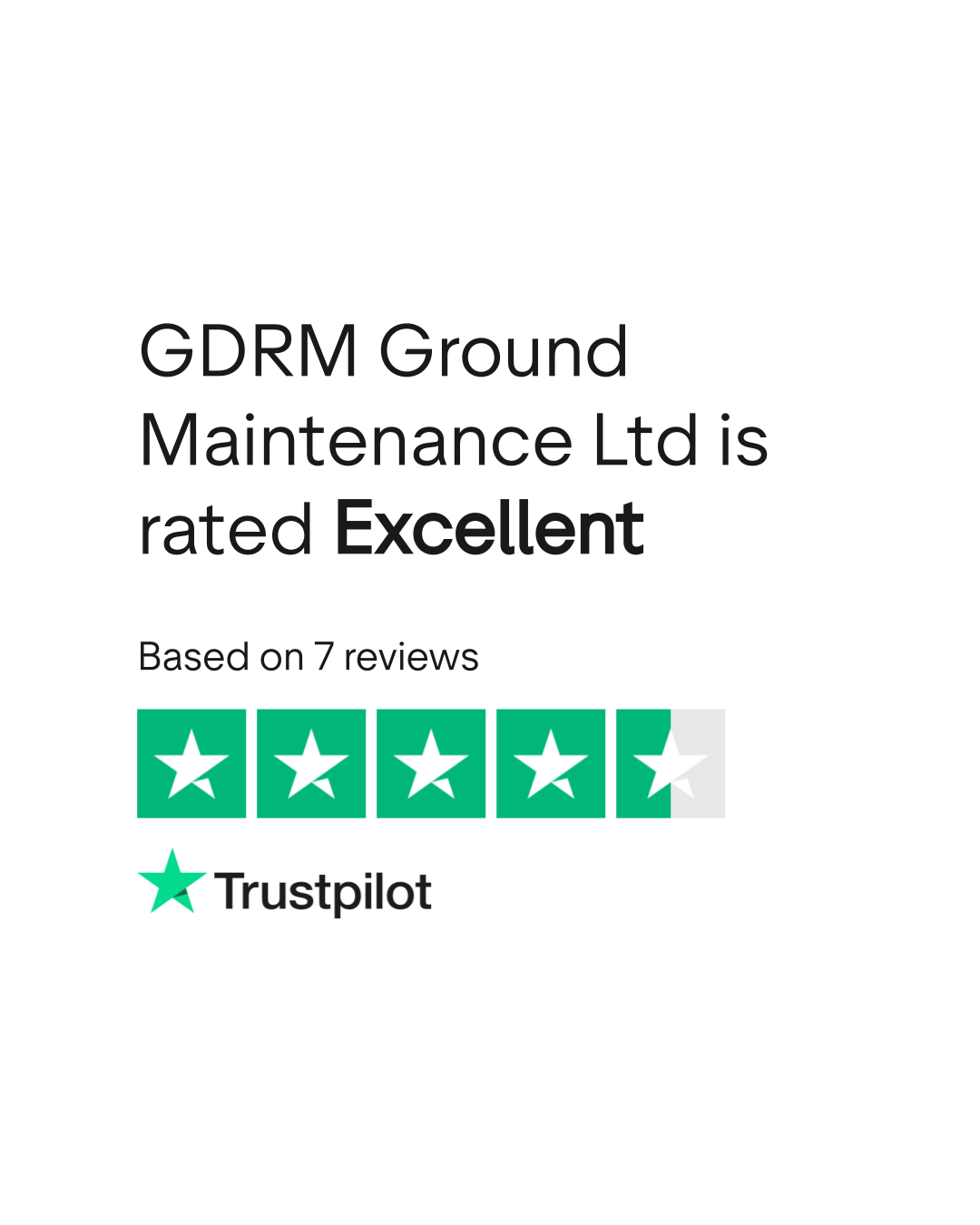 GDRM Ground Maintenance Ltd Reviews | Read Customer Service Reviews of ...