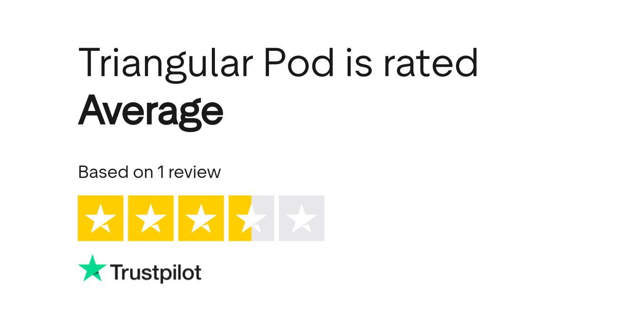 Triangular Pod Reviews | Read Customer Service Reviews of triangular ...