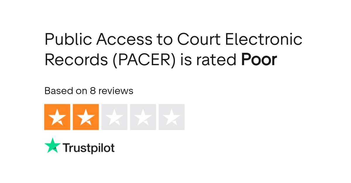 Public Access to Court Electronic Records (PACER) Reviews | Read ...