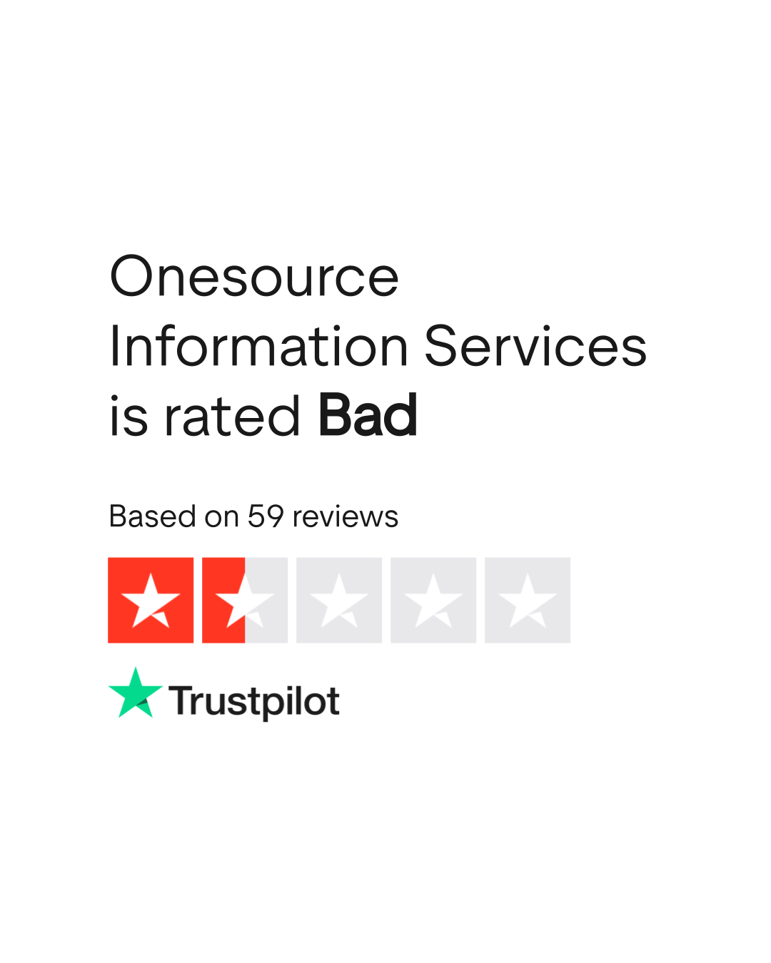 Onesource Information Services Reviews | Read Customer Service Reviews of enforcement.onesource ...