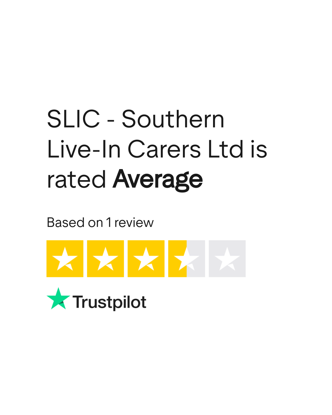 SLIC - Southern Live-In Carers Ltd Reviews | Read Customer Service ...