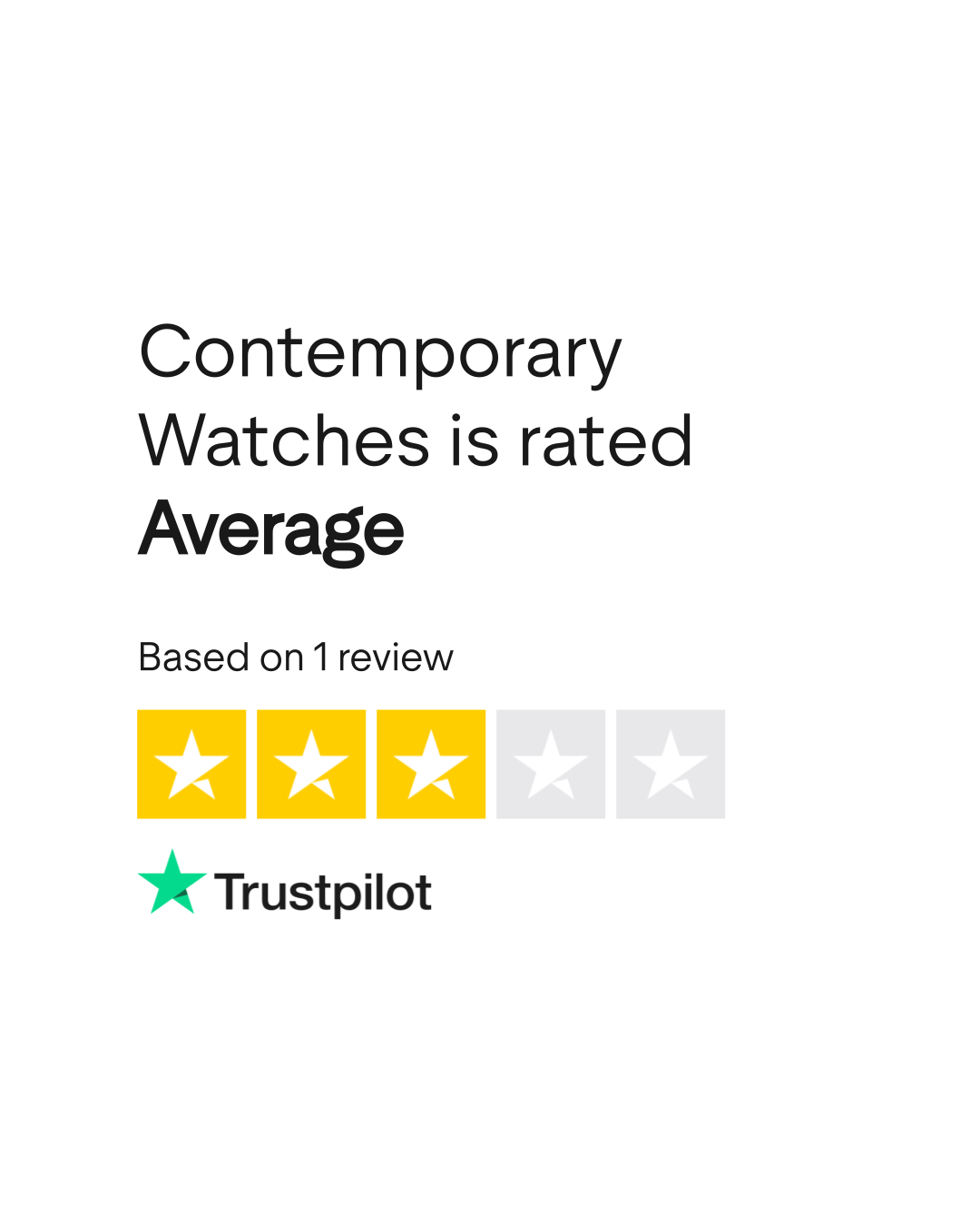 Contemporary Watches Reviews | Read Customer Service Reviews of ...