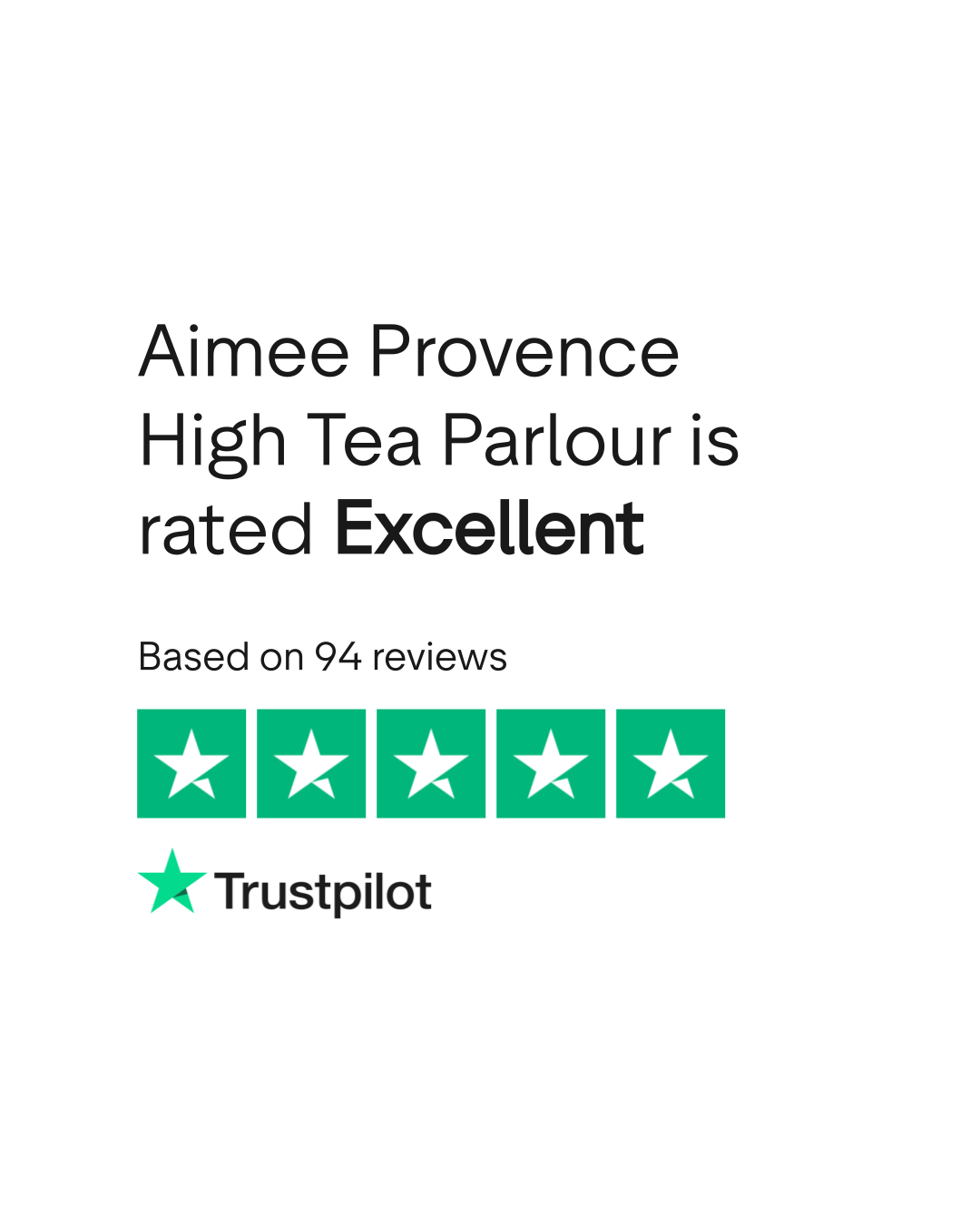 Aimee Provence High Tea Parlour Reviews | Read Customer Service Reviews ...