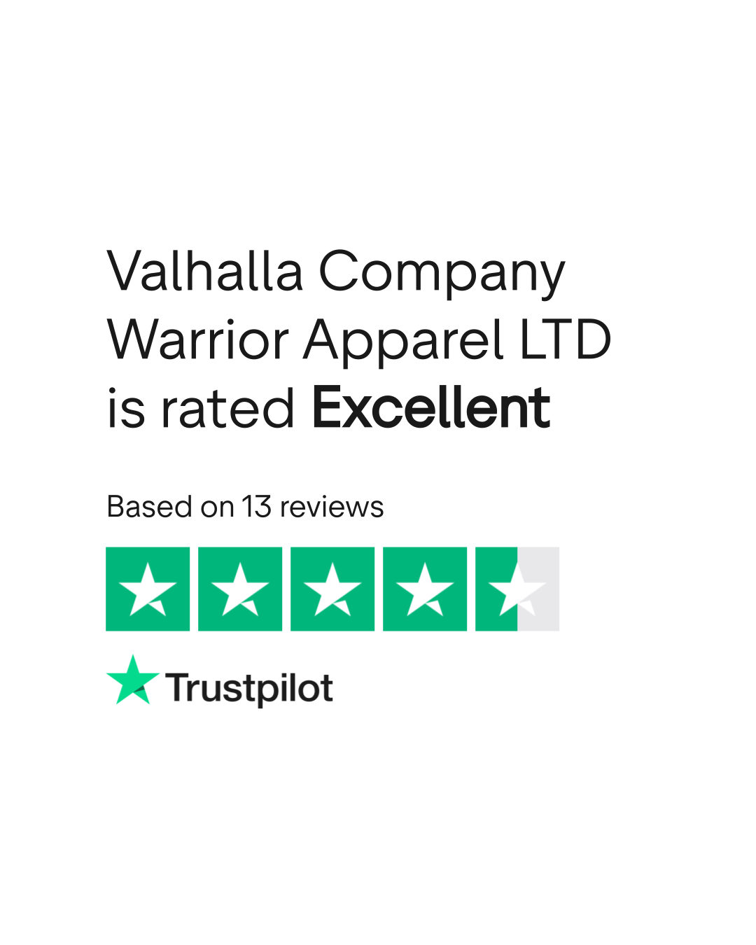 Valhalla Company Warrior Apparel LTD Reviews | Read Customer Service ...