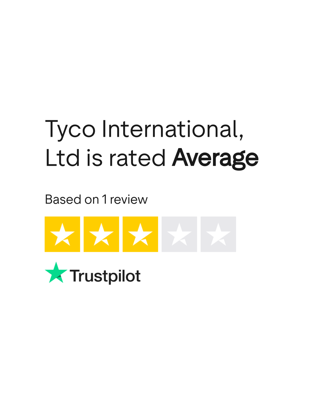 Tyco International, Ltd Reviews | Read Customer Service Reviews of tyco.com