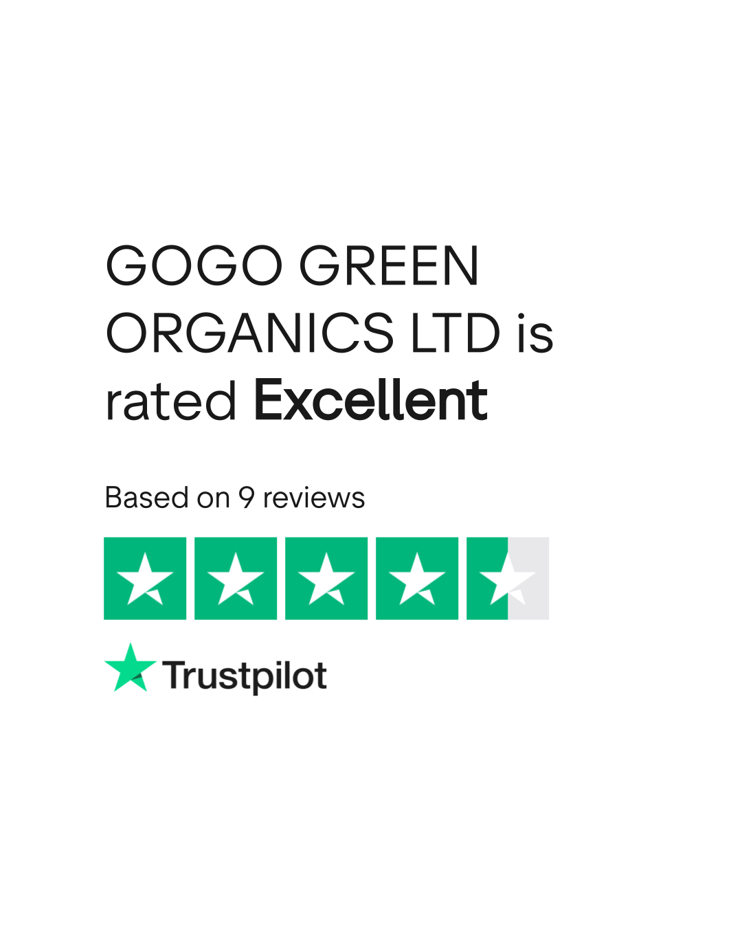 GOGO GREEN ORGANICS LTD Reviews | Read Customer Service Reviews of ...