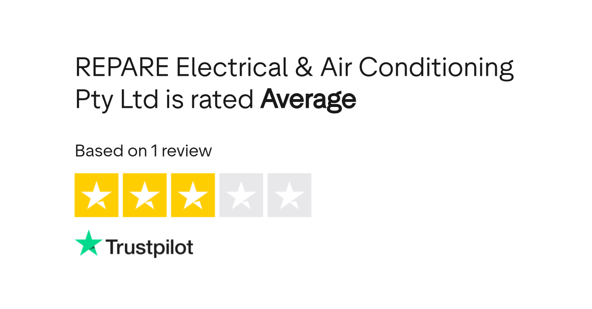 REPARE Electrical & Air Conditioning Pty Ltd Reviews | Read Customer ...