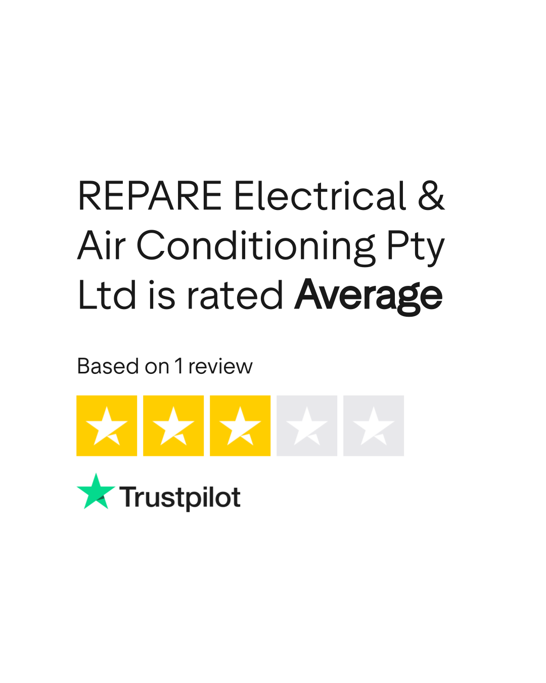 REPARE Electrical & Air Conditioning Pty Ltd Reviews | Read Customer ...