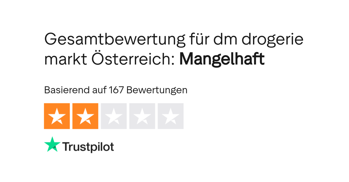 Bewertungen zu dm drogerie markt Österreich | Lesen Sie ...